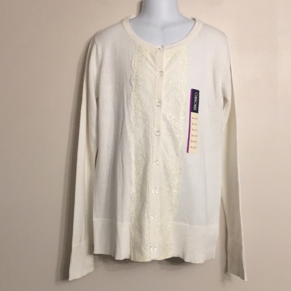 Cherokee | Shirts & Tops | Cherokee Girls Lace Trimmed Cardigan | Poshmark